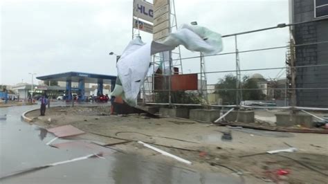 Rare Storm Batters Abu Dhabi