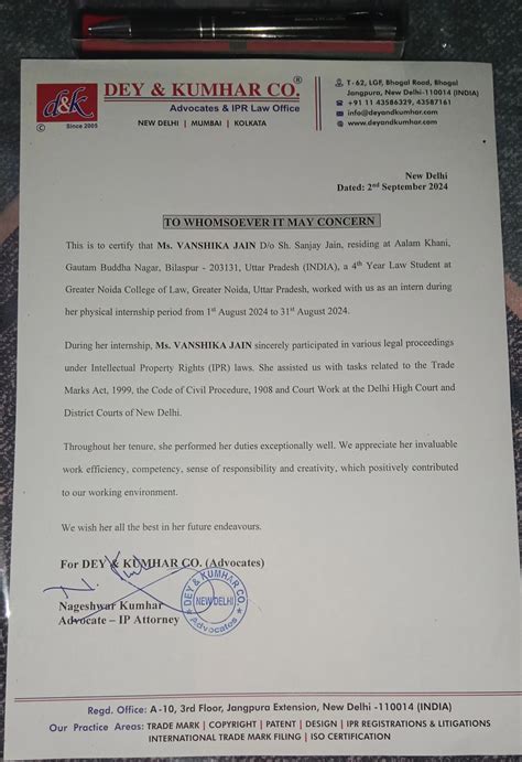 Vanshika Jain On Linkedin Ipr Internship