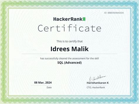 Idrees Malik On Linkedin Sql Sqldeveloper Sqldatabase Sqlqueries