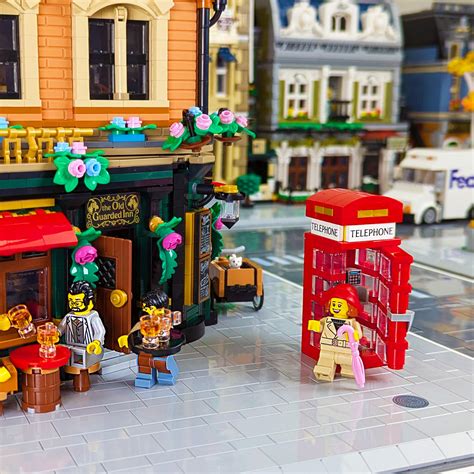 Uk Phone Box Set Brick Building Set Made Using Lego® Parts