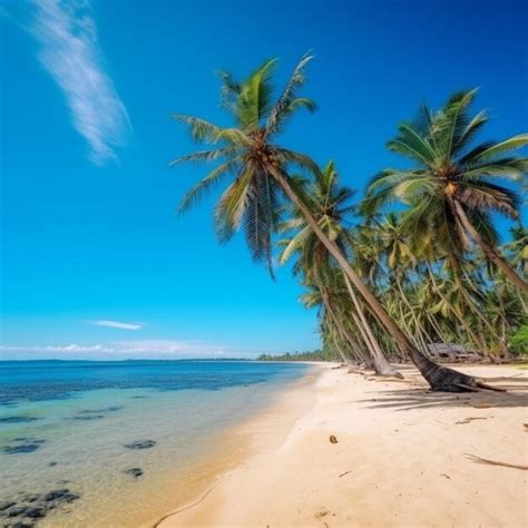 Premium Ai Image Tree On The Beach