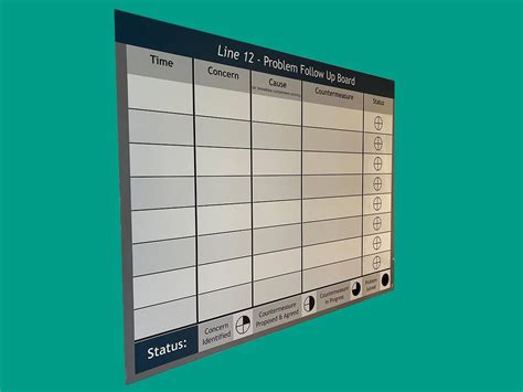 Problem Follow Up Board My Visual Management