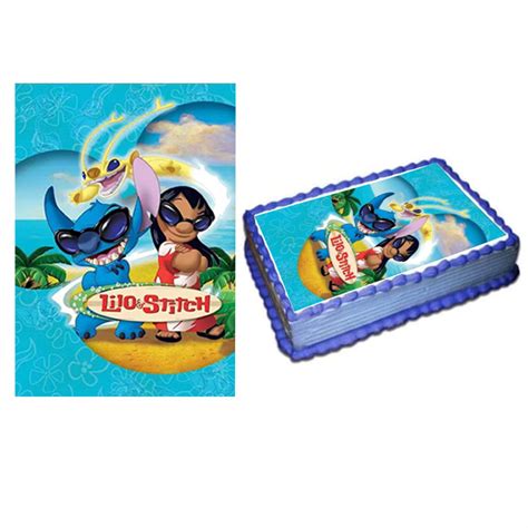 Buy Edible Lilo And Stitch Cake Topper Lilo Birthday Cake Decorations