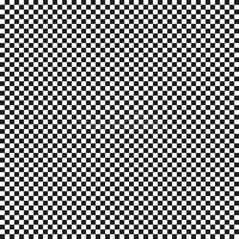 Tiny Checkerboard Pattern Black White Seamless Geometric Square