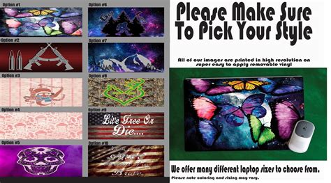 Laptop Computer Skin Decal Sticker Covers For 10 17 For Dell Asus Etc Etsy