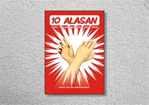 Jual SP001 Poster K3 Safety A2 Frame 10 Alasan Menggunakan Sarung