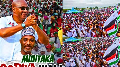 Video🚨mahama Victory Walk In Ashanti Region Massive Crowd Pull Out On