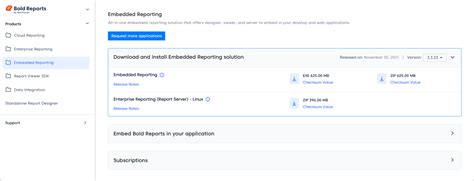 Download and Installation | Embedded Reporting Tools