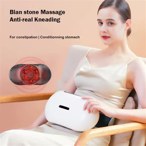 Sm Electric Abdominal Massager With Bian Stone Smhotstuff
