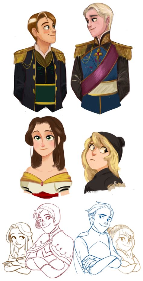 Genderbent Frozen Disney Fan Art Disney Disney Fun