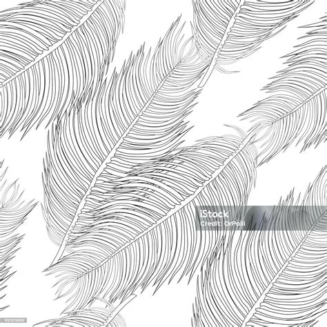 색칠 완벽 한 패턴 천연 열 대 야 자 나뭇잎 벡터 일러스트 레이 션 꽃 식물에 대한 스톡 벡터 아트 및 기타 이미지 꽃