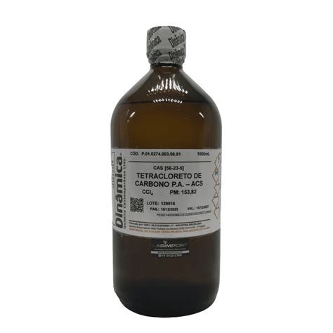 Solução Tcc 1000ml Tetracloreto De Carbono