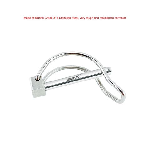 Stainless Steel 316 Quick Lock Release Trailer Tow Vicedeal