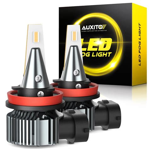 AUXITO 2Pcs H8 H11 H16 JP Led Fog Lamp 4000Lm H9 Led Fog Light Day