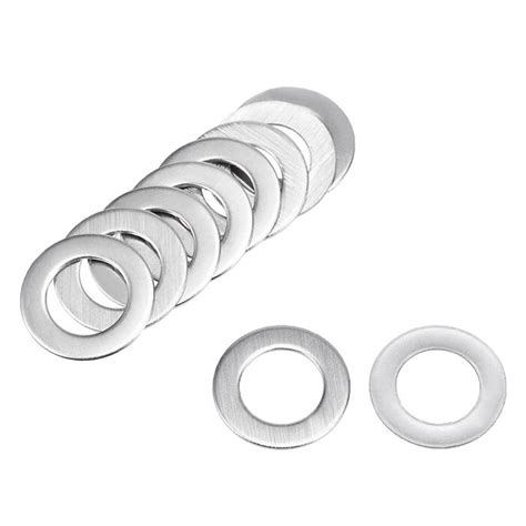 SOURCING MAP Rondelle Plate En Acier Inox Mm X Mm X Mm Pour Vis Boulon Pcs
