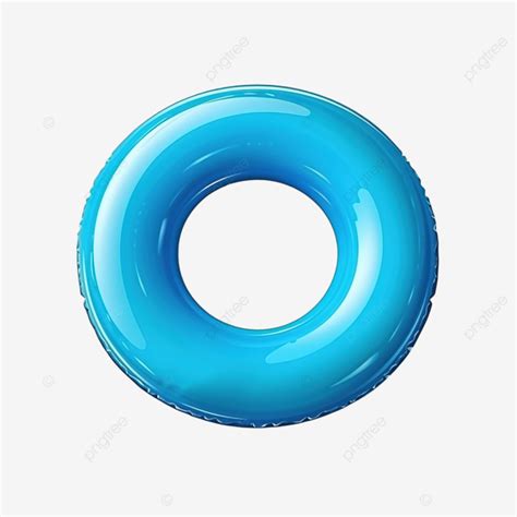 수영장과 바다에서 수영하기 위한 파란색 고무 링 Png 여름 시간 기호 원 장난감 그림 격리 뜨다 반지 수영 Png 일러스트 및 이미지 에 대한 무료 다운로드