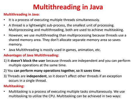 SOLUTION Unit 3 Multithreading In Java Studypool