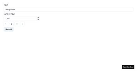 Chakra Ui React Hook Form Codesandbox
