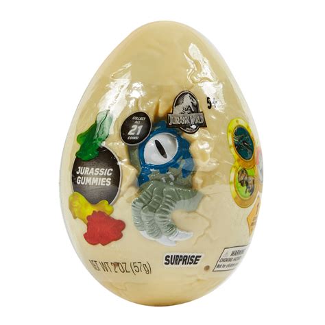 Jurassic World Surprise With Gummy Dinosaurs 2 Oz Egg Bestcandyshop