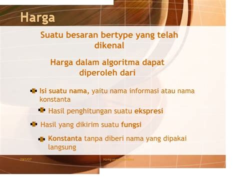 Cs 1023 Pemrograman Komputer Lecture 3 Komponen Algoritma