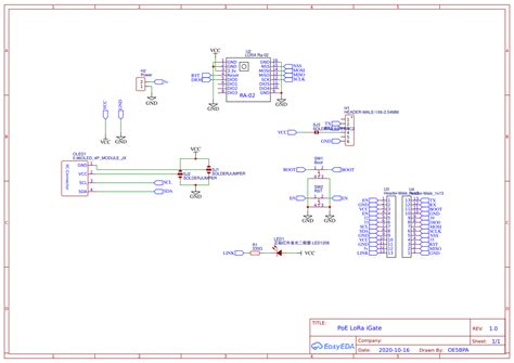 Ethernet Lora Igate Wt32 Eth Oshwlab