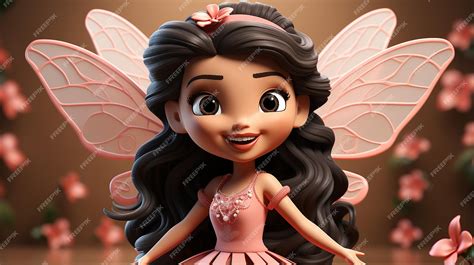 Premium Photo A 3d Rendered Photo Of Mini Animated Doll Design