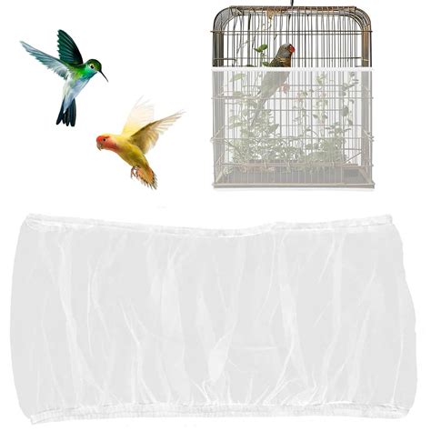 Jeyorzy 1 Pcs Vogelkäfig Abdeckung Vogelkäfig Netz Schutznetz Vögel