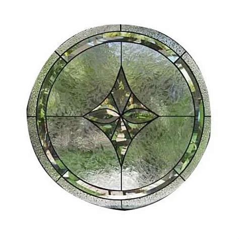 Round Stained Glass Stained Glass Panel स्टेनलेस स्टील गिलास स्टेंड