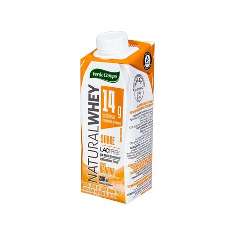 Bebida Láctea Desnatada Sem Lactose Verde Campo Lacfree Natural Whey De
