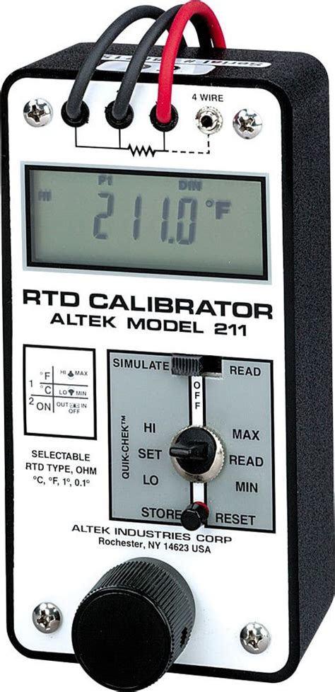 Altek 211 Rtd Calibrator Tequipment
