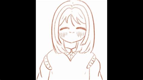 활짝 웃고 있는 여자아이 그리기 Youtube