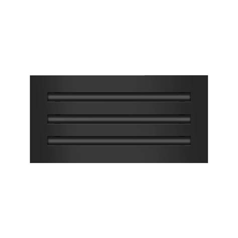 Texas Buildmart Buildmart 14x6 Black Modern Ac Vent Cover Standard