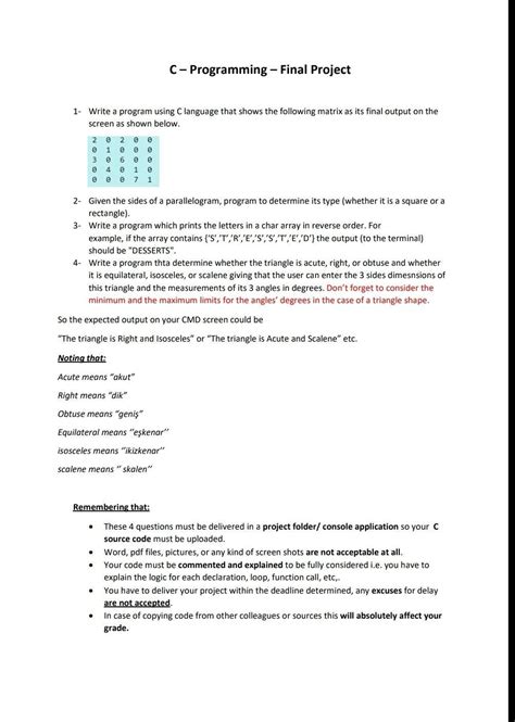 Solved C Programming Final Project 1 Write A Program
