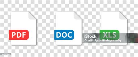 문서 파일 아이콘입니다 문서 Pdf Xls 플랫 아이콘 벡터 그림입니다 아이콘에 대한 스톡 벡터 아트 및 기타 이미지 아이콘 특대 다운로드 Istock