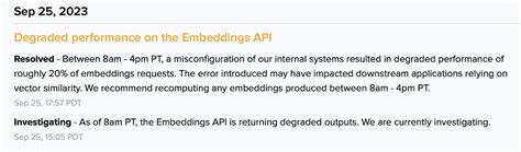 Different Embeddings For Exact Same Text Api Openai Developer Community