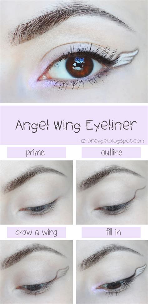 An Unforgettable Angel Wing Eyeliner Look Step By Step Makeup