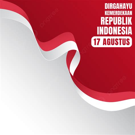 Greeting Of The Independence Day Republic Indonesia Is Simple And