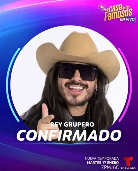 Quién Es Rey Grupero De La Casa De Los Famosos 3 Biografía Y Fotos Del