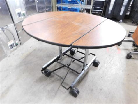 Set Of 4 Sico Brand Commercial Folding Room Service Tables