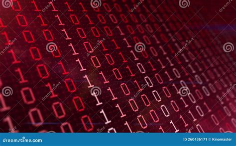 Concept Representation Of Binary Code Binary Digits 1 And 0 In