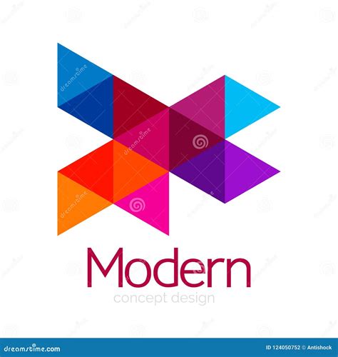 Triangle Shape Design Abstract Business Logo Icon Design Company
