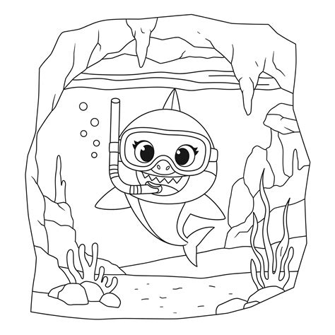 38 Coloriage Baby Shark PDF Des Dessins Amusants