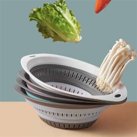 Kitchen Foldable Practical Storage Basket Collapsible Strainer Shopztop