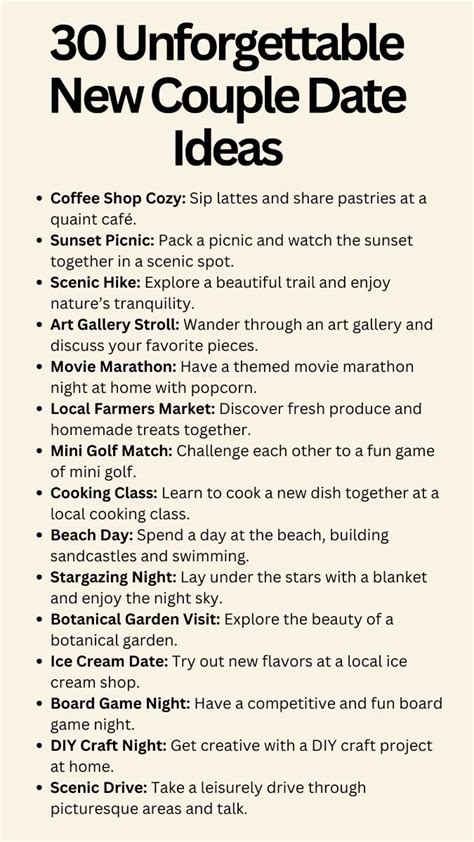 30 Unforgettable New Couple Date Ideas Start Your Romance Right Relationship Advice Cute