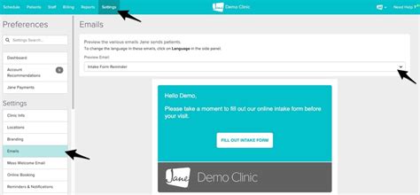 Intake Form Reminder Email Faq Jane App Practice Management