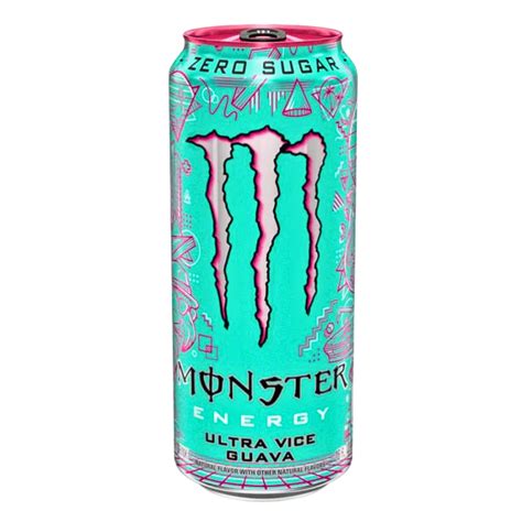 Monster Energy Drink Ultra Vice Guava Zero Sugar Usa 473ml Eastwestgrocer