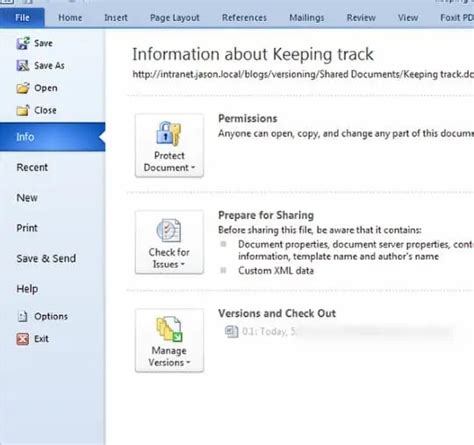 how to configure versioning in sharepoint 2010 shared documents library