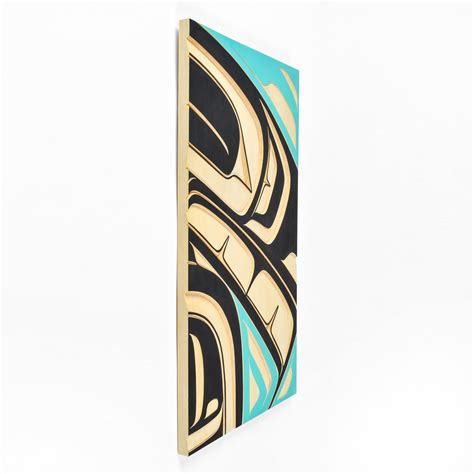 Raven Yellow Cedar Panel Lattimer Gallery