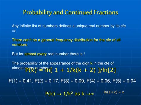 PPT Continued Fractions John D Barrow PowerPoint Presentation Free Download ID 5835641