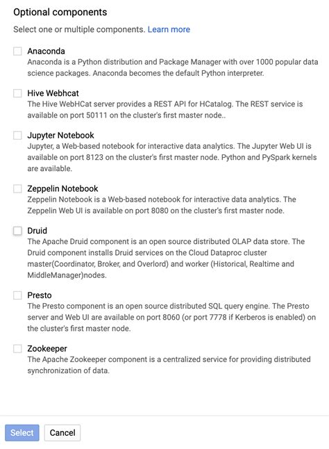 Cloud Dataproc Hive Webhcat Component Cloud Dataproc Documentation